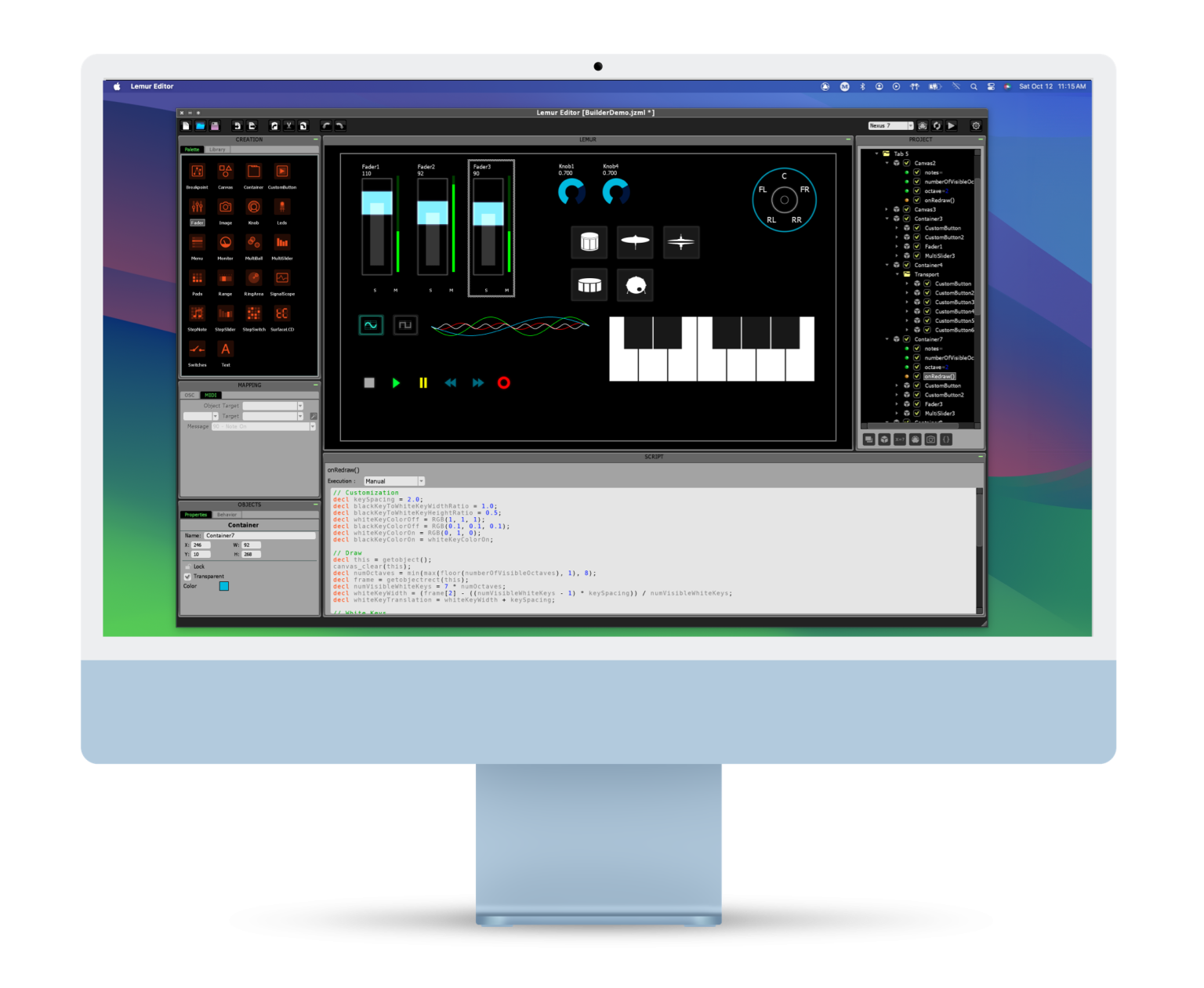 Lemur - MIDI Kinetics
